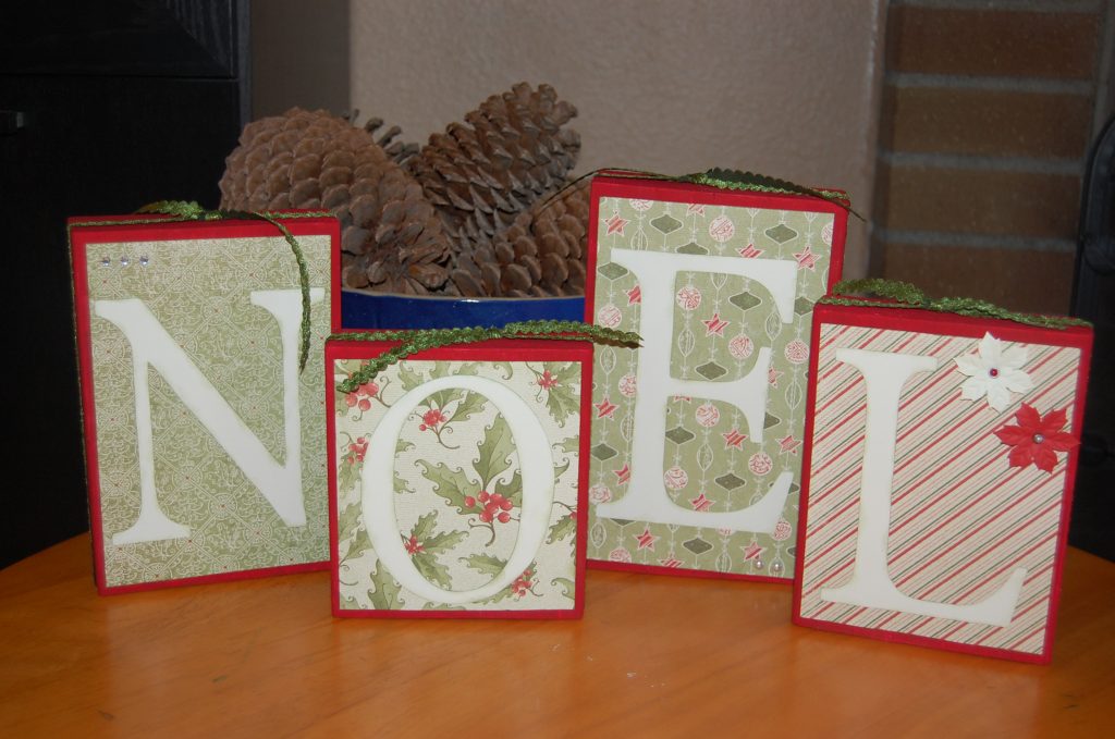 A Handmade Christmas: Noel Blocks | Money Saving Mom®