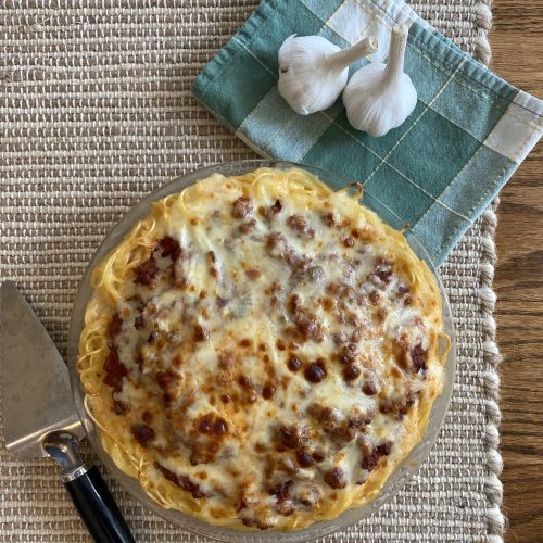 Spaghetti Pie Recipe with Cottage Cheese | Money Saving Mom®