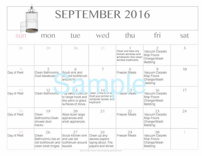 Download a free printable editable September 2016 calendar! | Money ...