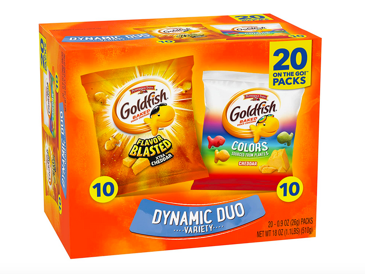 Goldfish Cheddar Crackers, 20-Pack only $7.88 shipped! {Prime Day Deal ...