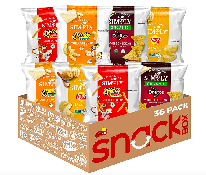Simply Brand Snacks Variety Pack, 36 count only $13.28 shipped! | Money ...