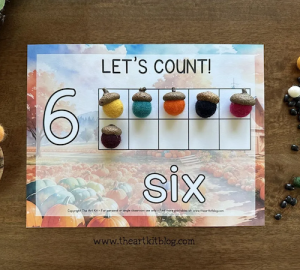 Free Printable Pumpkin Patch 10-Frame Playdough Mats | Money Saving Mom®