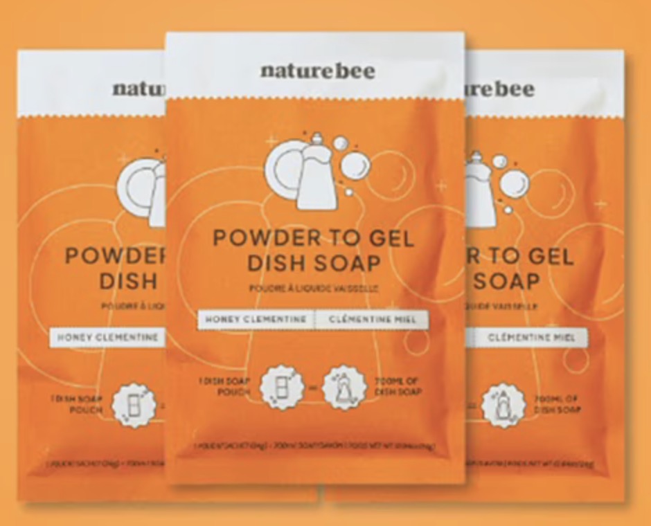 Free Sample of Nature Bee’s Powder-to-Gel Kitchen Dish Soap! | Money ...