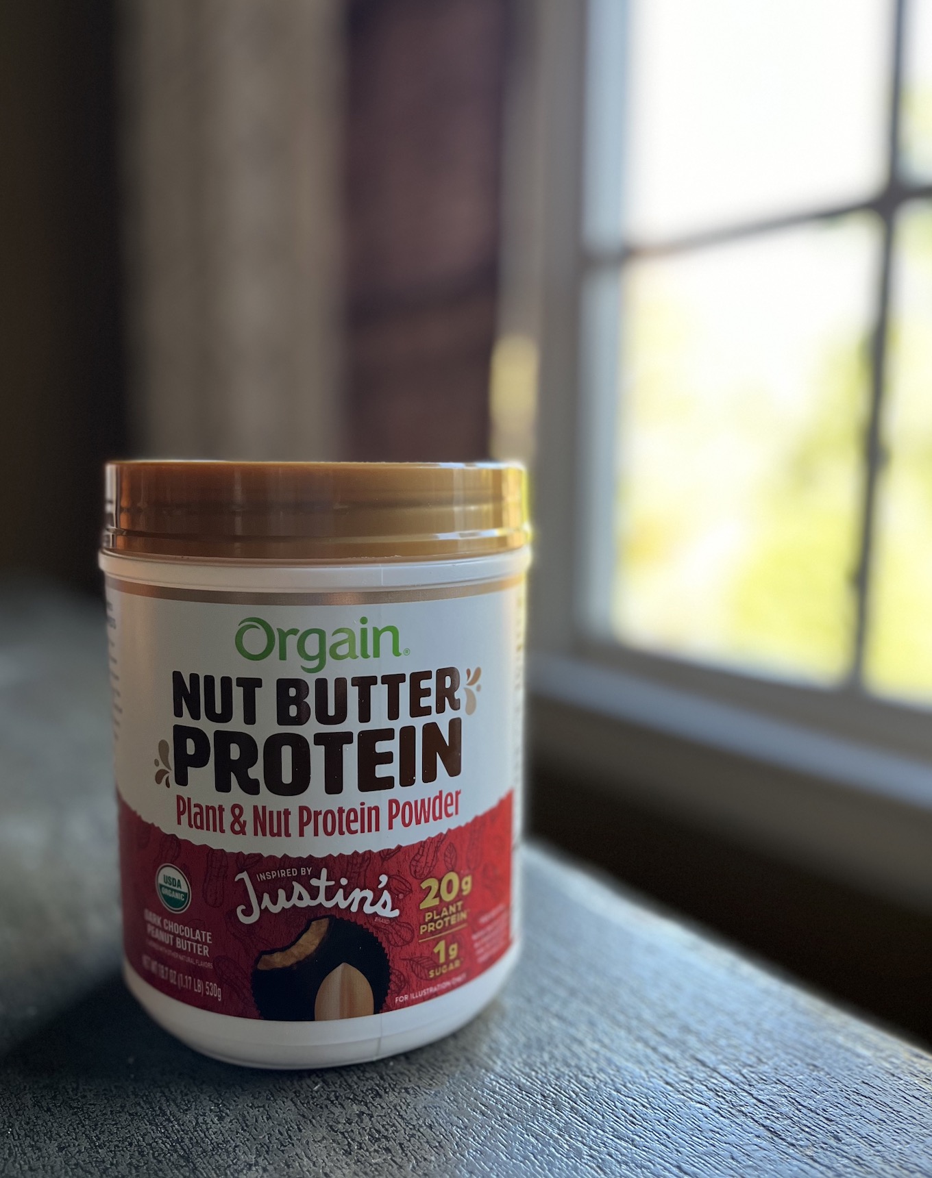 *HOT* Orgain X Justin’s Organic Vegan Nut Butter Protein Powder, 1.17 ...