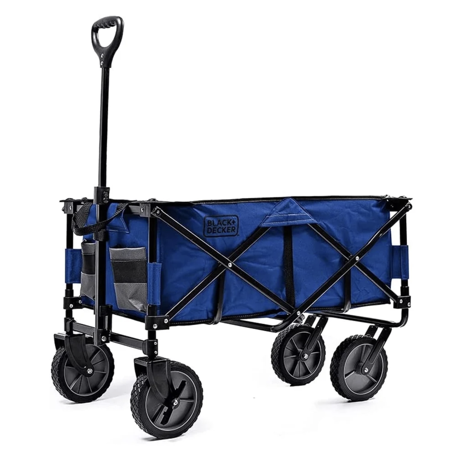 Black + Decker Collapsible Storage Cart Folding Utility Wagon for just ...