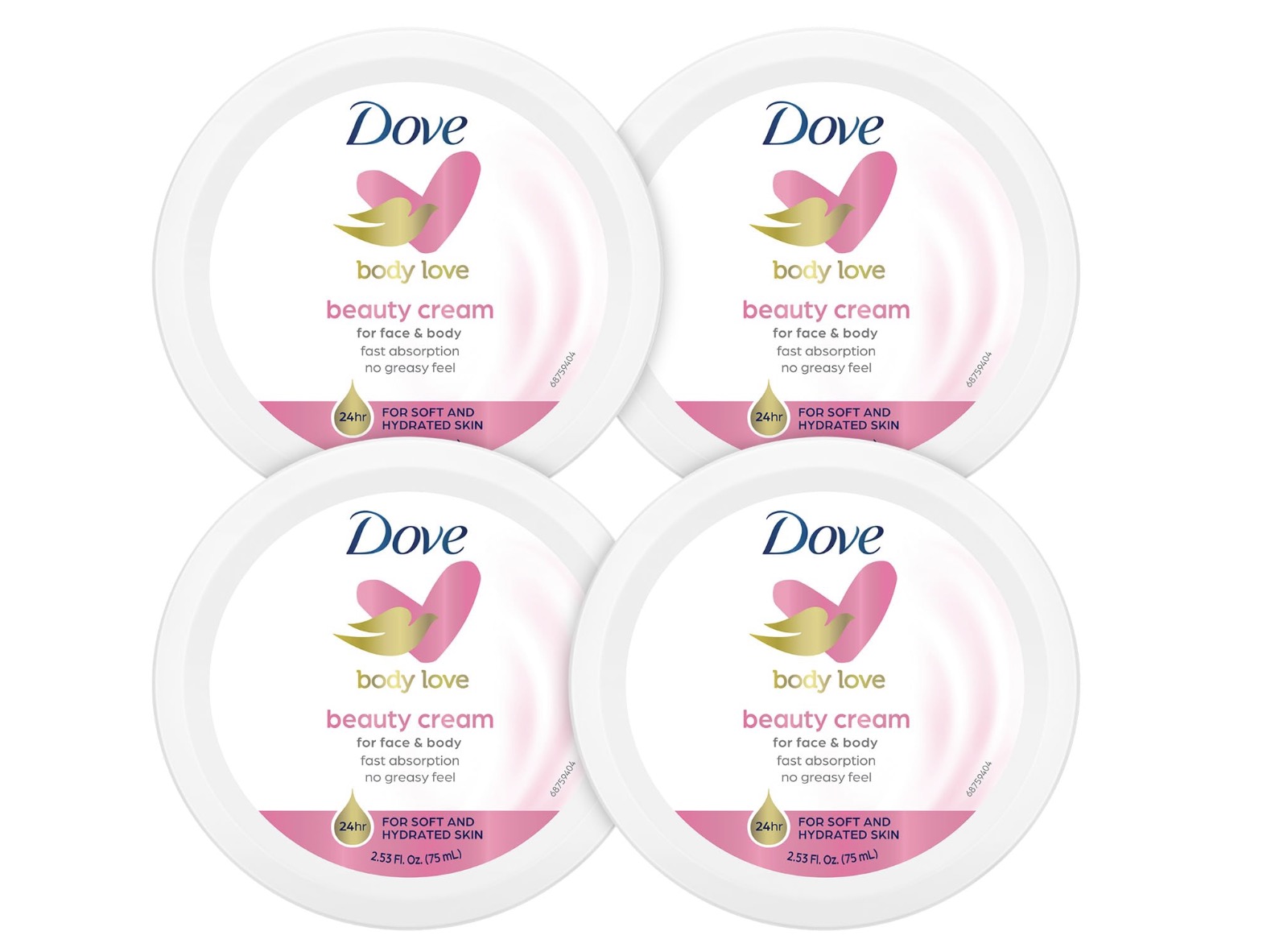 Dove Hand & Body Lotion, Travel Size (Pack of 4) only $4.76 shipped ...