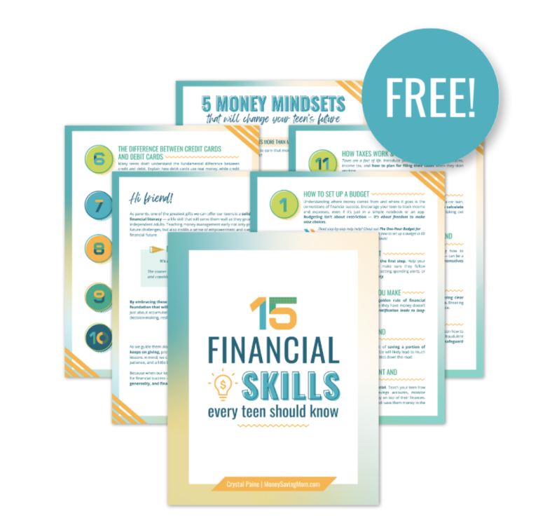 15 Financial Skills Every Teen Should Know! (Free Printable Guide ...