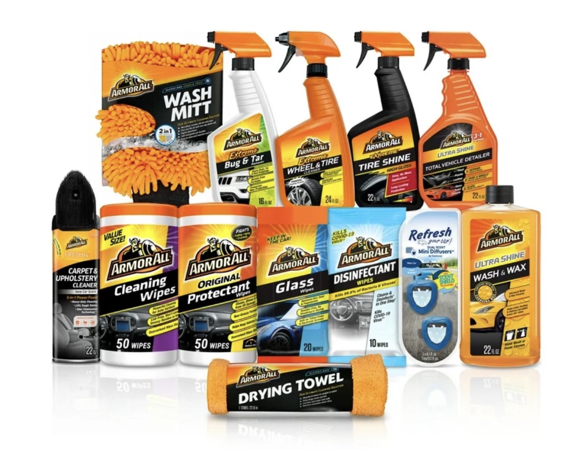 Armor All XL Car Care Cleaning and Wash Kit (13 Pieces) only $17.98 ...