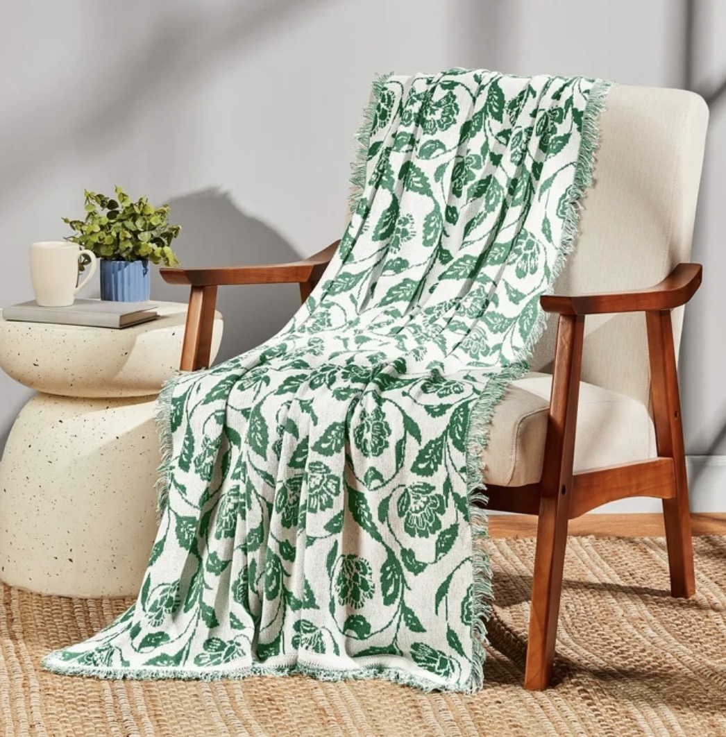 Mainstays by Becky G. & Alejandra Tapestry Knit Throws only $4.97 ...