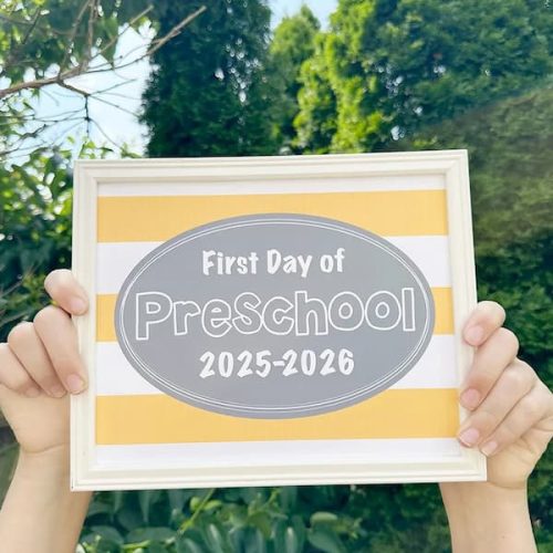 Free Printable First Day of School Signs | Money Saving Mom®