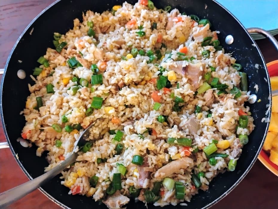 Chicken Fried Rice ($10 Family Dinner Idea) | Money Saving Mom®