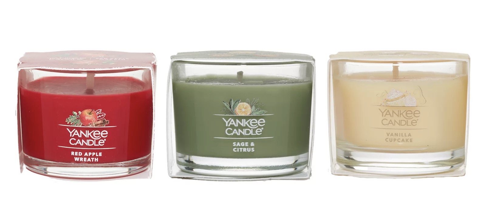 Yankee Candle Holiday Party 3-Piece Mini Candle Set only $5.99! | Money ...