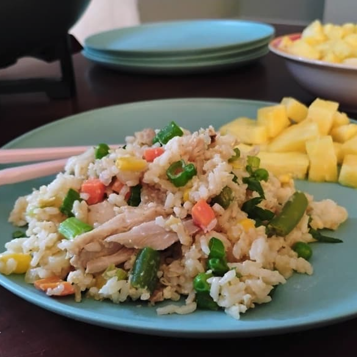 Chicken Fried Rice ($10 Family Dinner Idea) | Money Saving Mom®