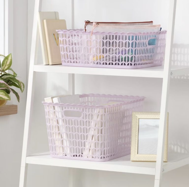 Target Brightroom Storage Sale: Wave Scallop Decorative Baskets as low ...