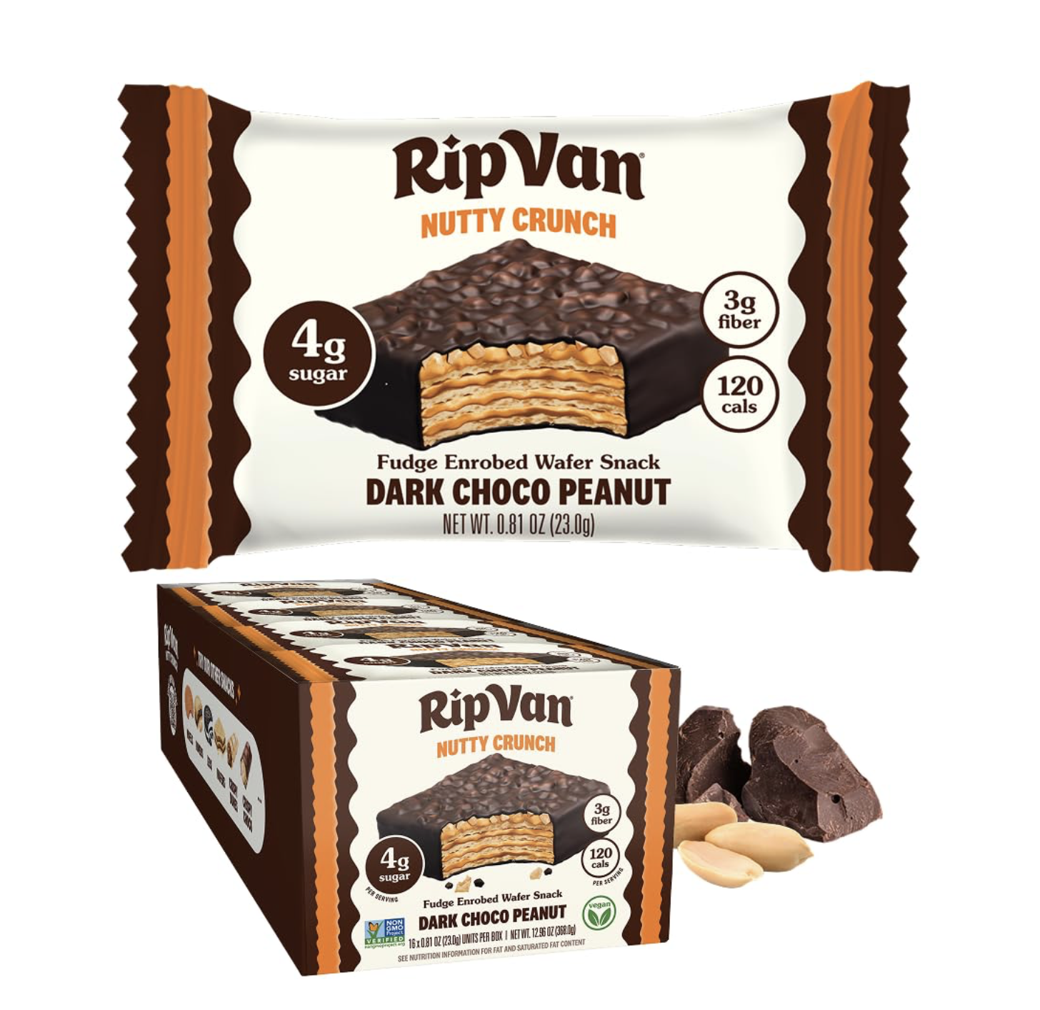 Rip Van Nutty Crunch Wafers (16 count) just $11.36 shipped! | Money ...