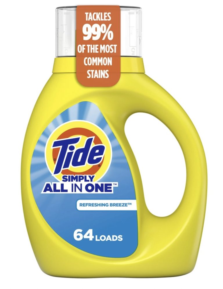 Tide Simply Liquid Laundry Detergent, 64 loads only $3.24 after Walmart ...