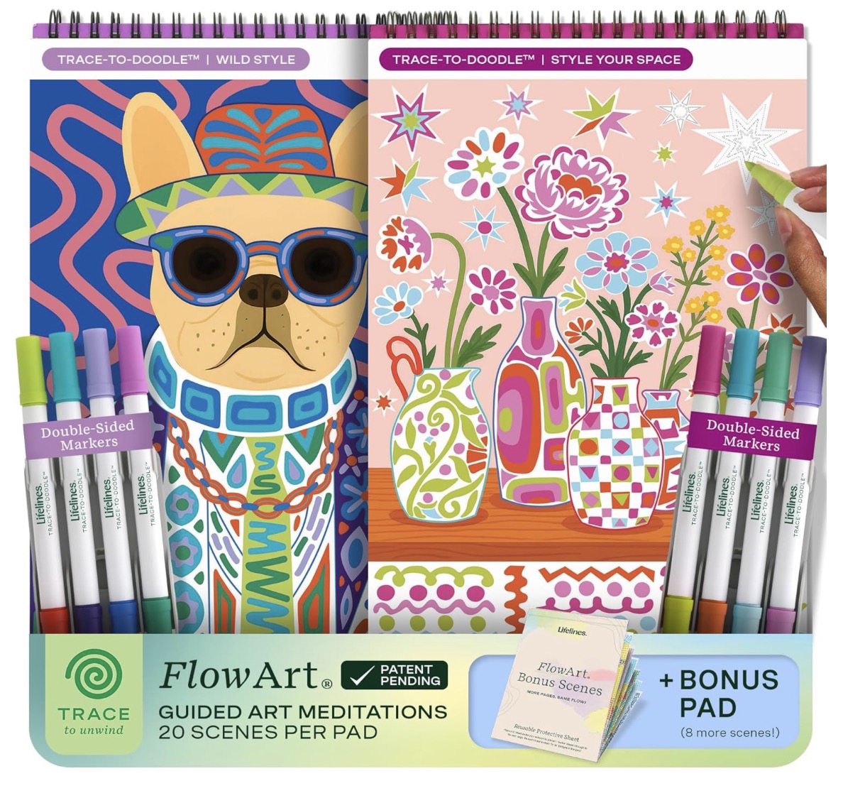 Lifelines FlowArt Activity Pad, 2-Pack & Bonus Pad only $25.49 shipped ...