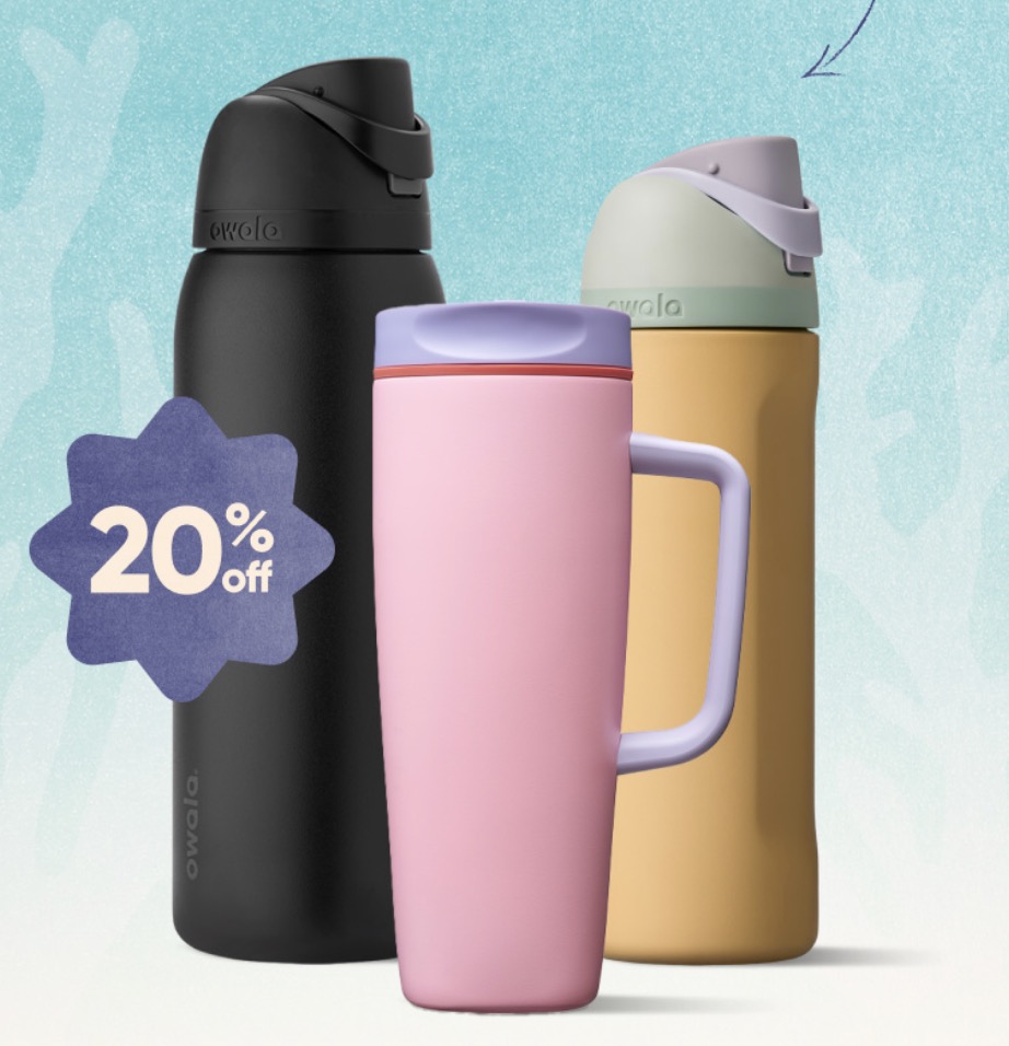 *RARE* Score 20% off Owala Water Bottles Today! | Money Saving Mom®