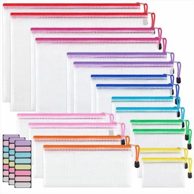Waterproof Mesh Zipper Pouches, 18-Pack only $11.38 shipped {Prime Day ...